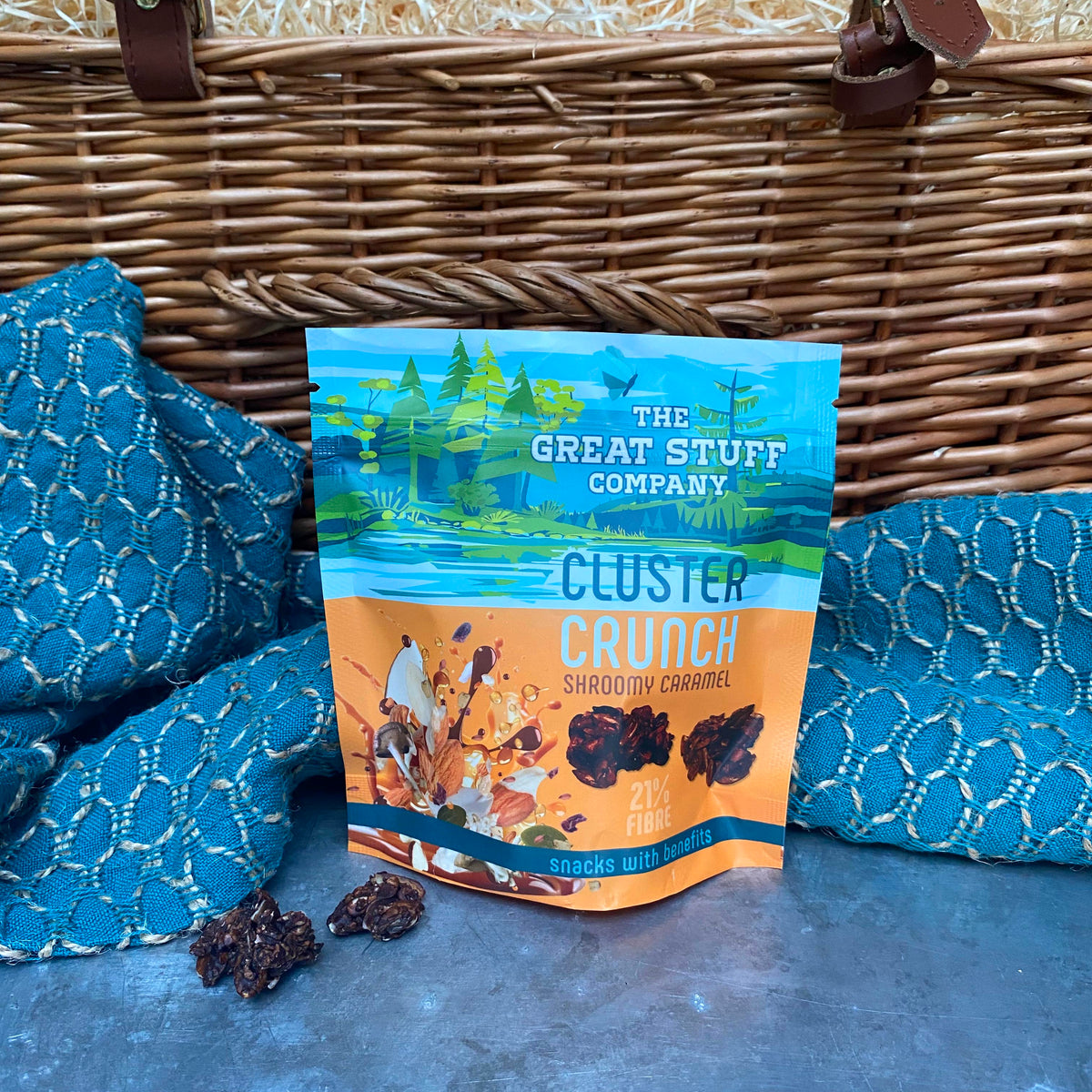 Cluster Crunch - Almond -Shroomy Caramel with adaptogenic mushrooms an ...