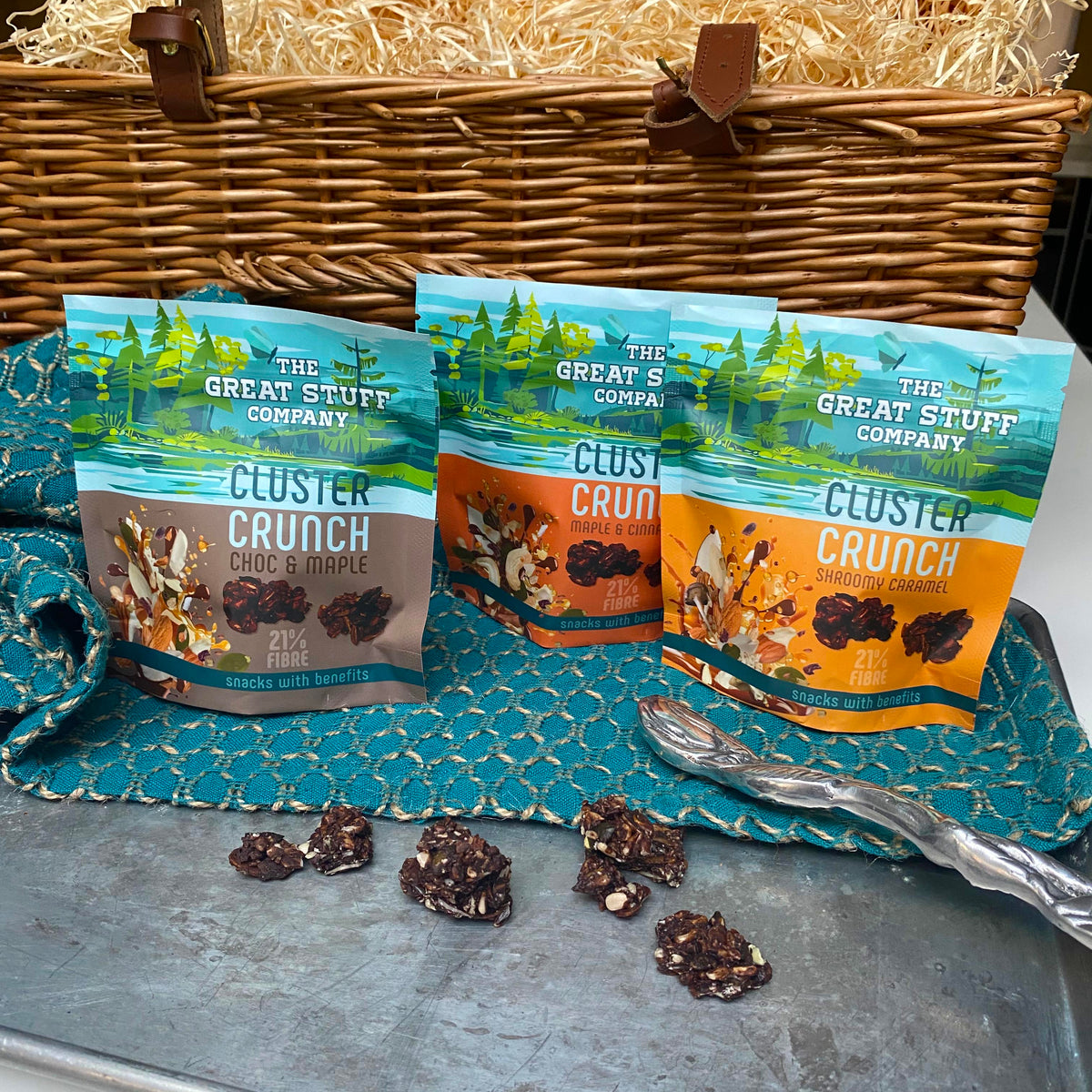 Cluster Crunch - Mixed Flavours - with Protein Crispies - 10 x 60g bag ...