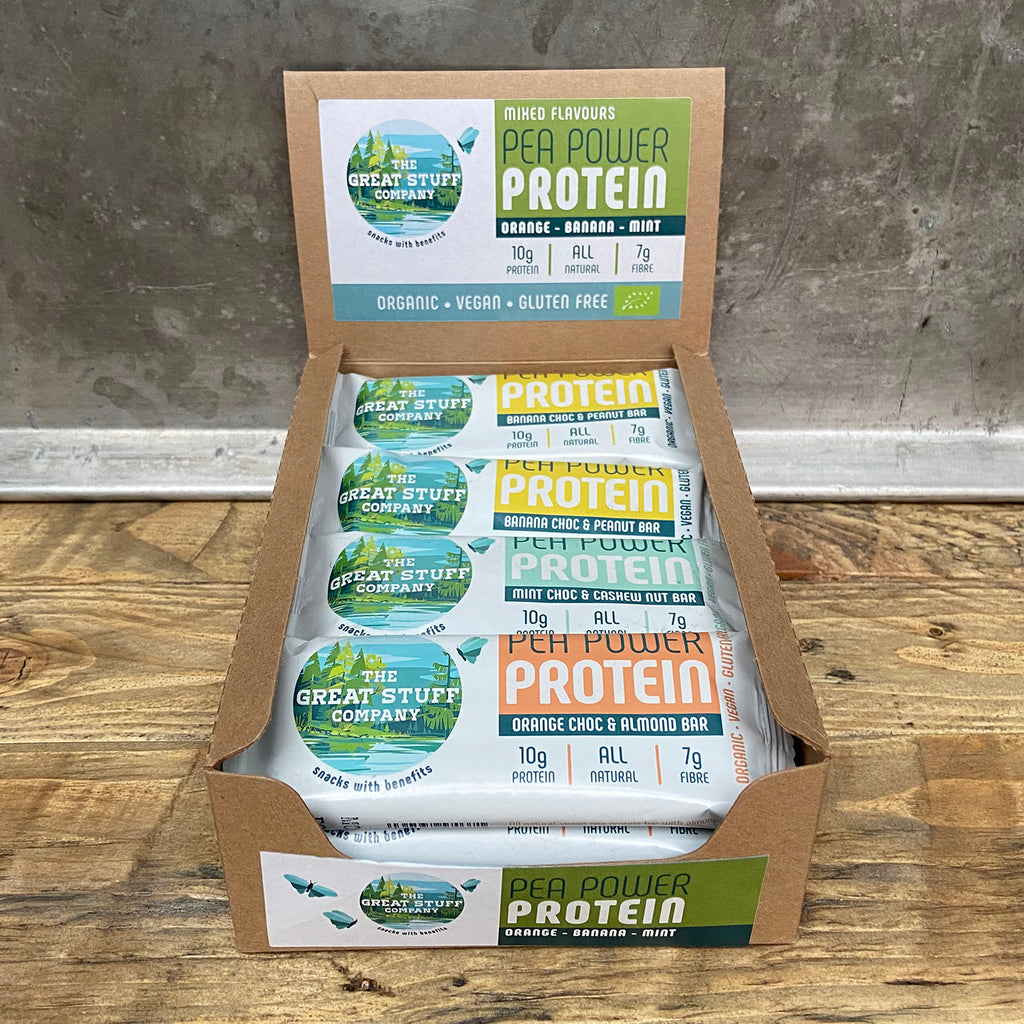 Pea Power Protein Bar - Mixed Flavours - Box of 12 ...
